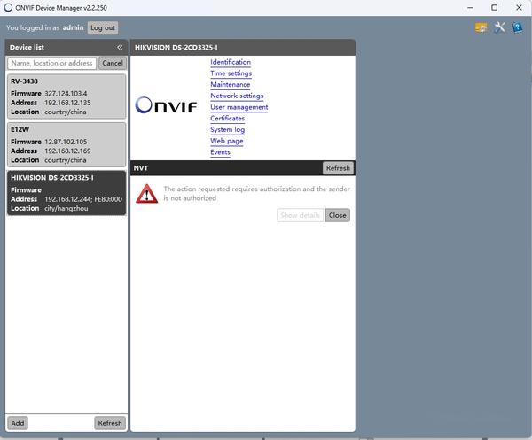 音视频工具--Onvif设备管理器 - 知乎