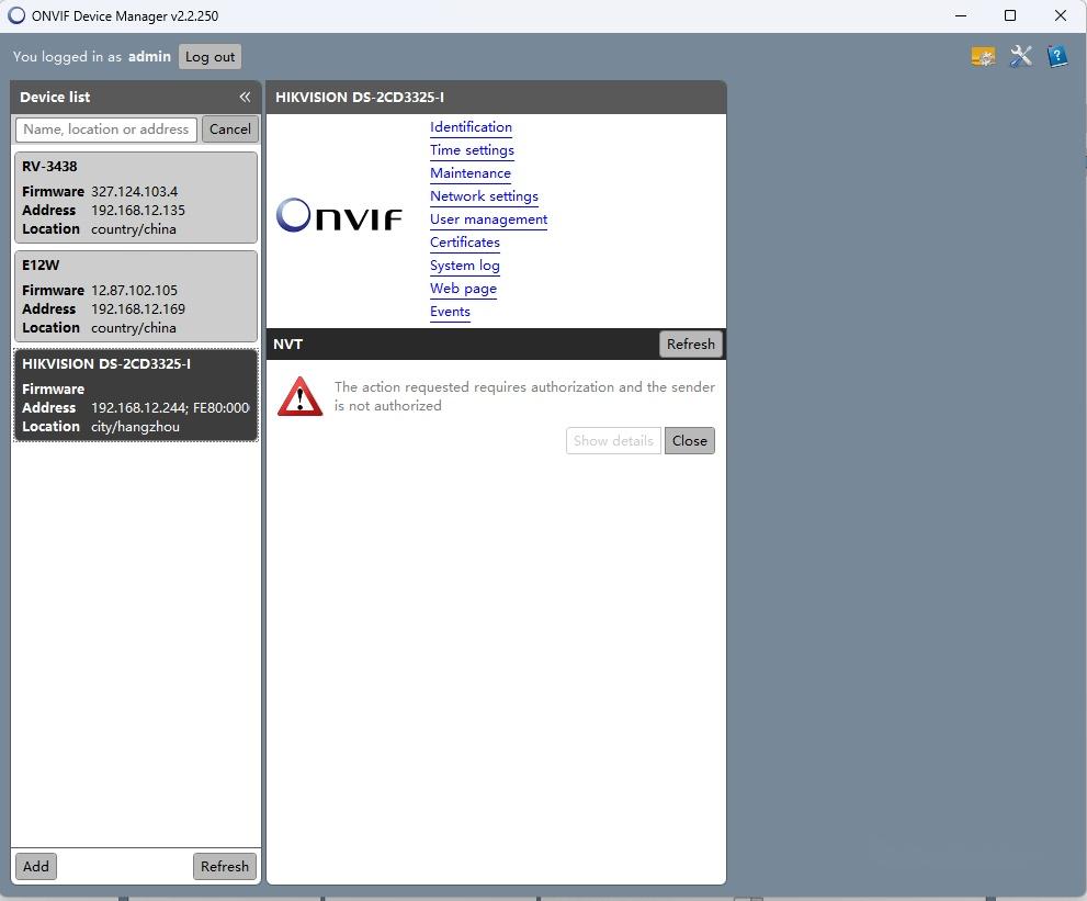 音视频工具--Onvif设备管理器 - 知乎