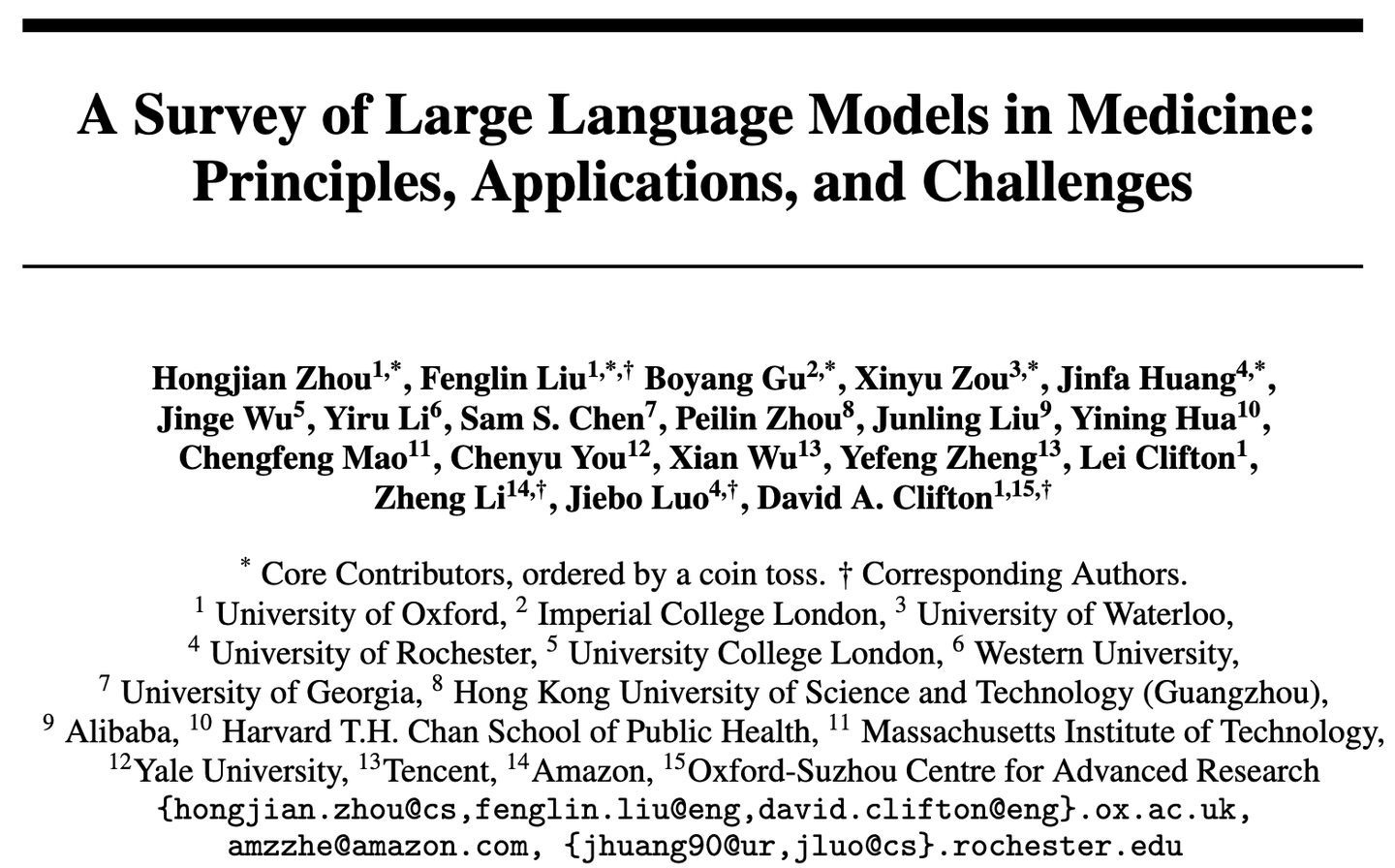 一篇综述洞悉医学大型语言模型的原理，应用和挑战 - 知乎