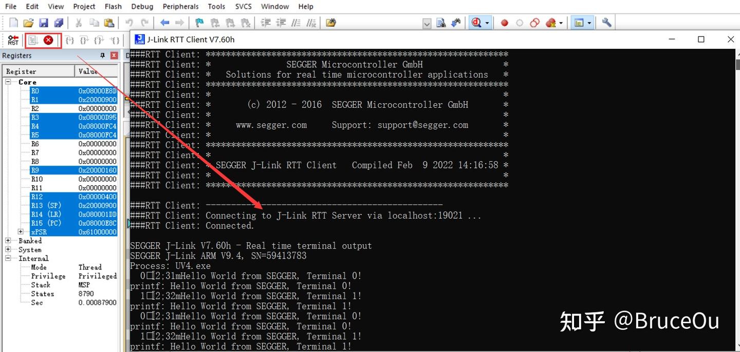 详解J-Link RTT打印 - 知乎