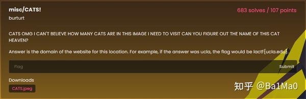 通过一张照片来定位拍摄地点和网站的域名 LA CTF 2023 - 知乎
