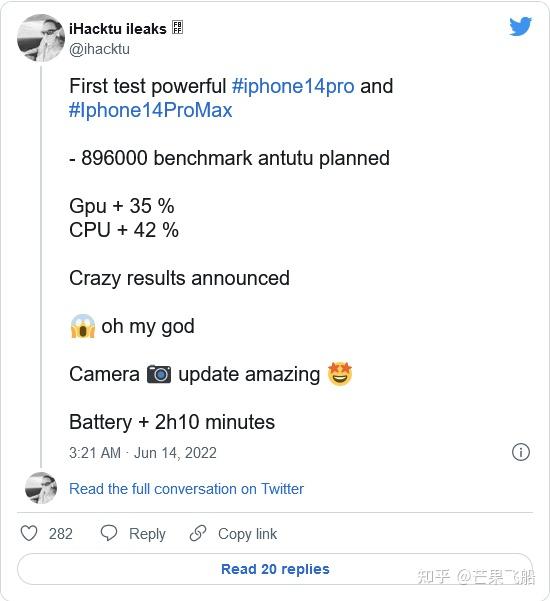 苹果4nm A16处理器跑分曝光：CPU提升42% GPU提升35% - 知乎