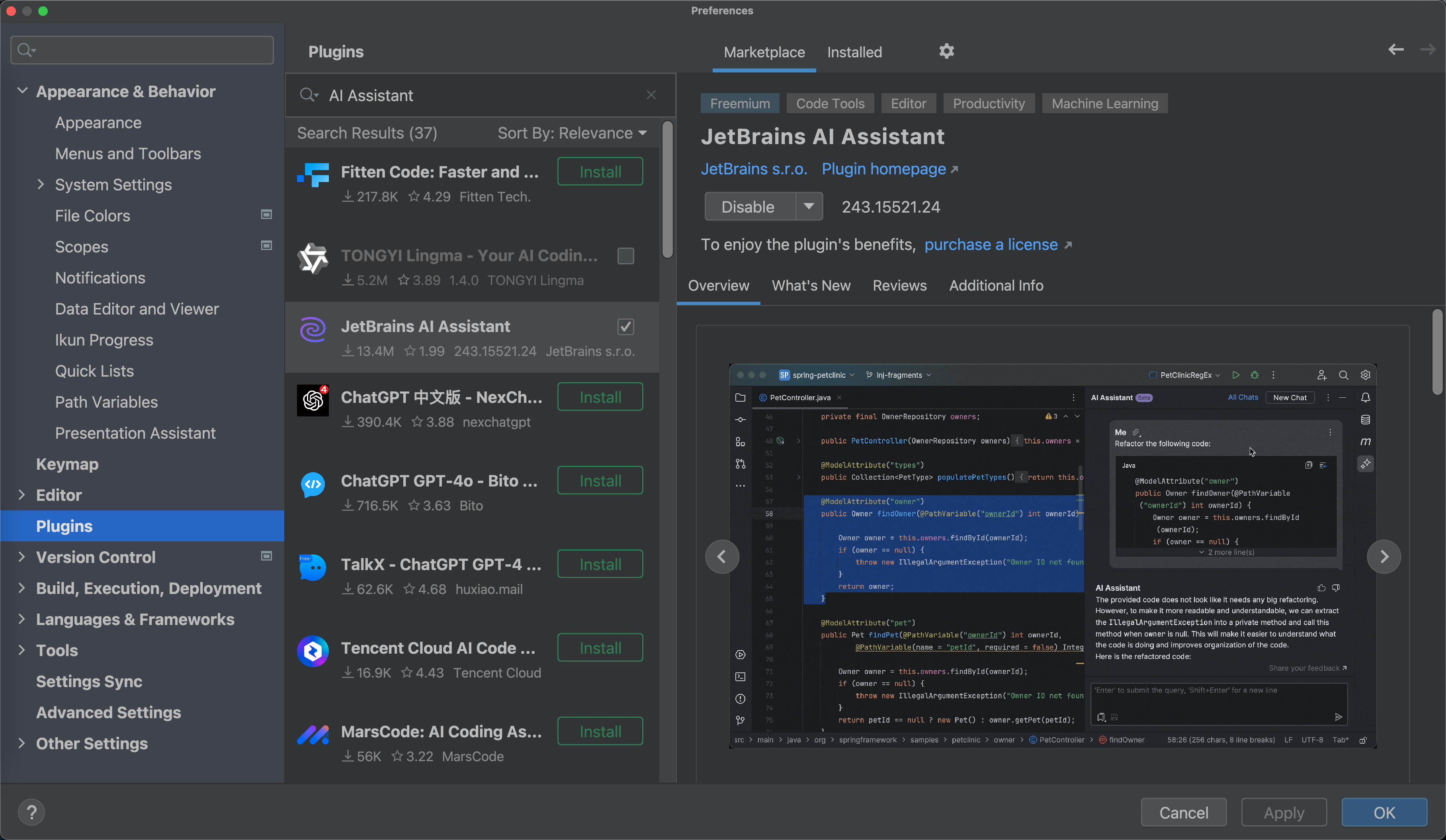 中国大陆用户如何使用Jetbrains内置的AI插件AI Assistant - 知乎