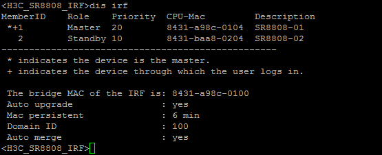 H3C设备-IRF配置 - 知乎