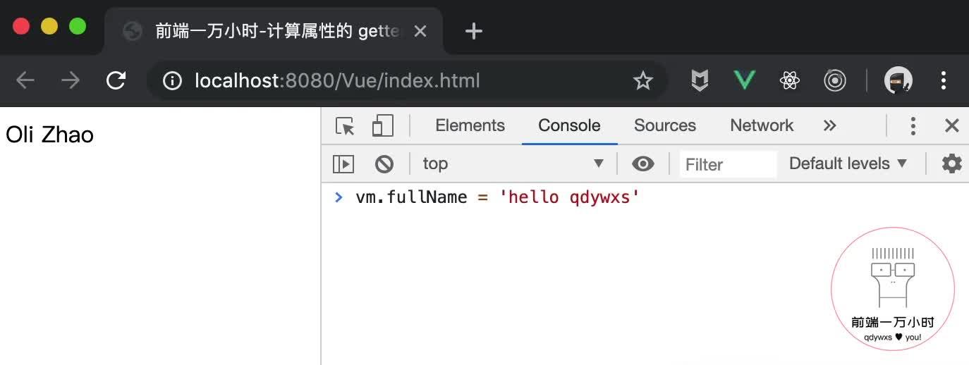 (10)vue 入门——⑤ 计算属性的 Getter 和 Setter Vue 基础理论实操 知乎