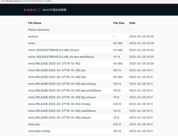 MinIO历史版本下载 - 知乎