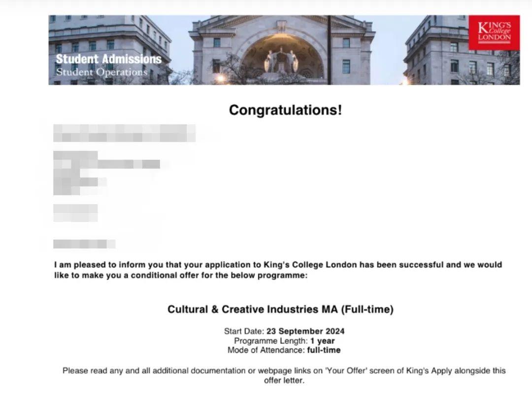 【offer喜报】双非院校均分85+，斩获KCL offer！ - 知乎