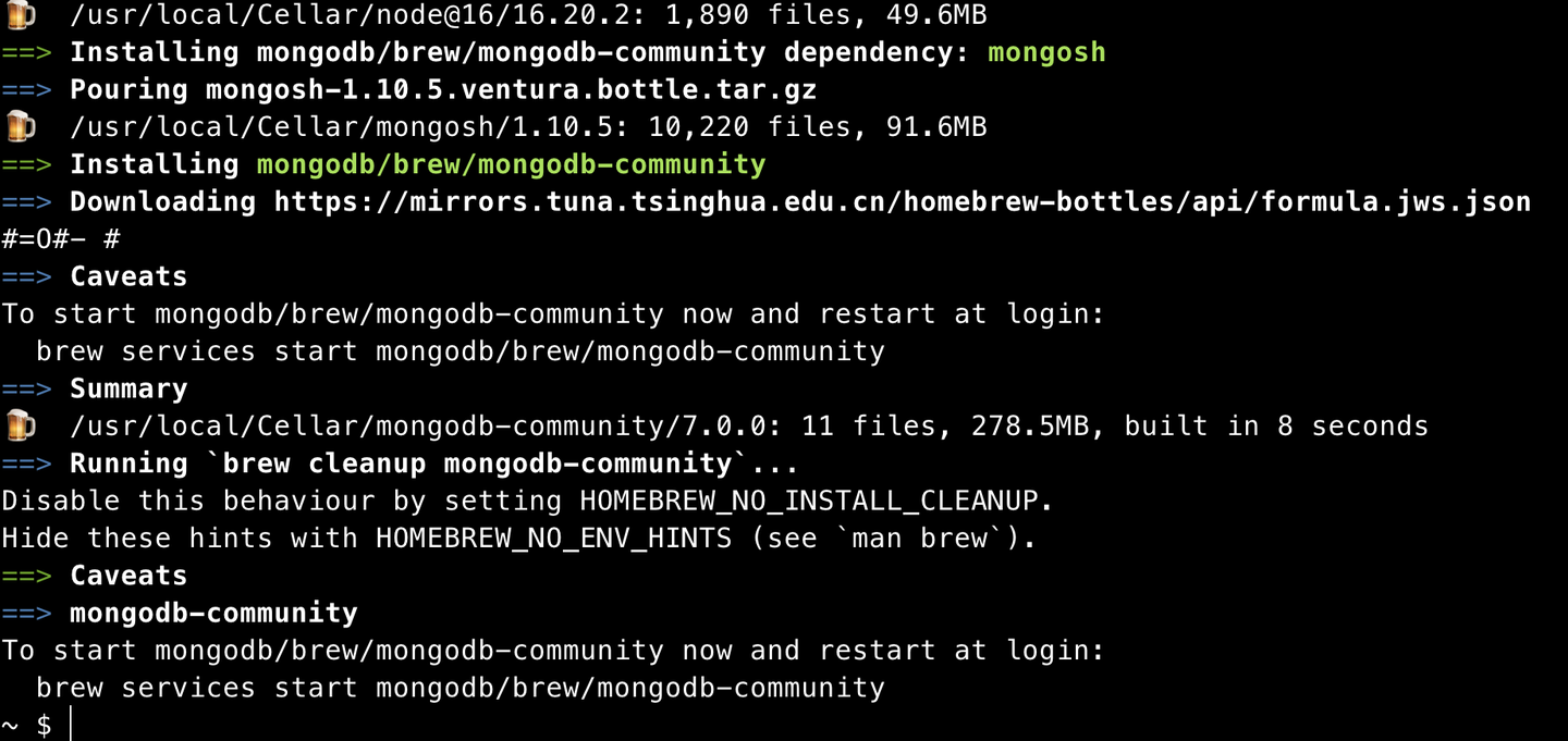 brew 安装不上 MongoDB-community - 知乎