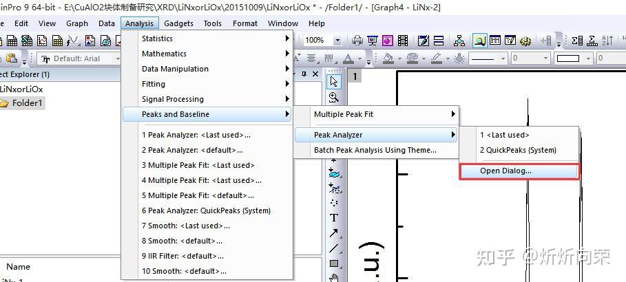 实例演示Origin中全峰拟合过程 - 知乎