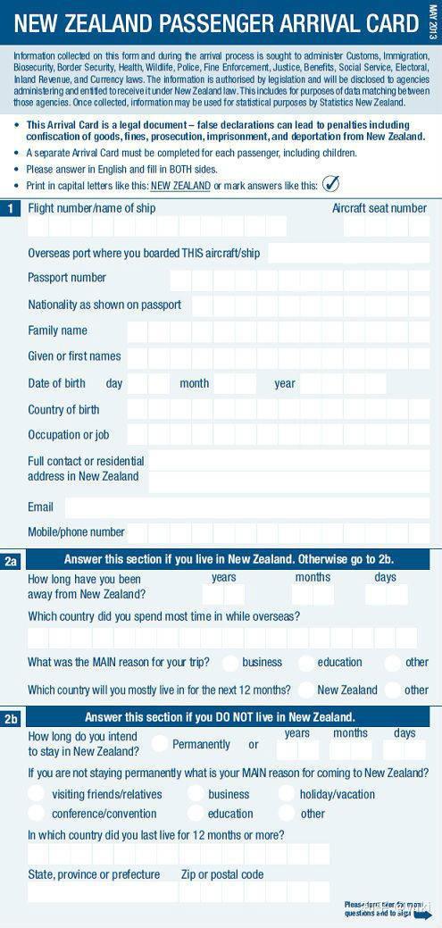 各国入境卡最牛填写指南（果断收藏） - 知乎