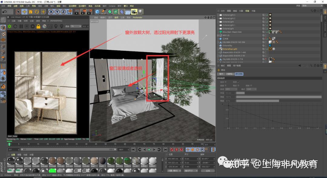 C4D实用打光技巧和灯光预设的使用 - 知乎