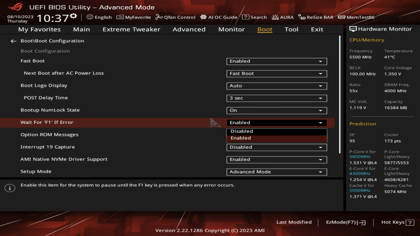 华硕主板如何自动跳过 POST 提示？ - 知乎