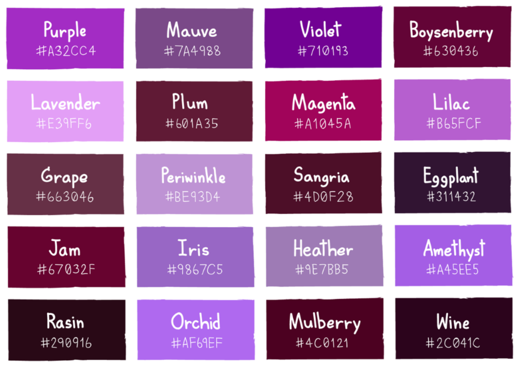 一些收藏的紫色 - 知乎