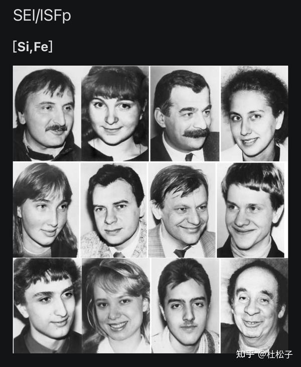 Socionics类型学肖像照片一览 - 知乎