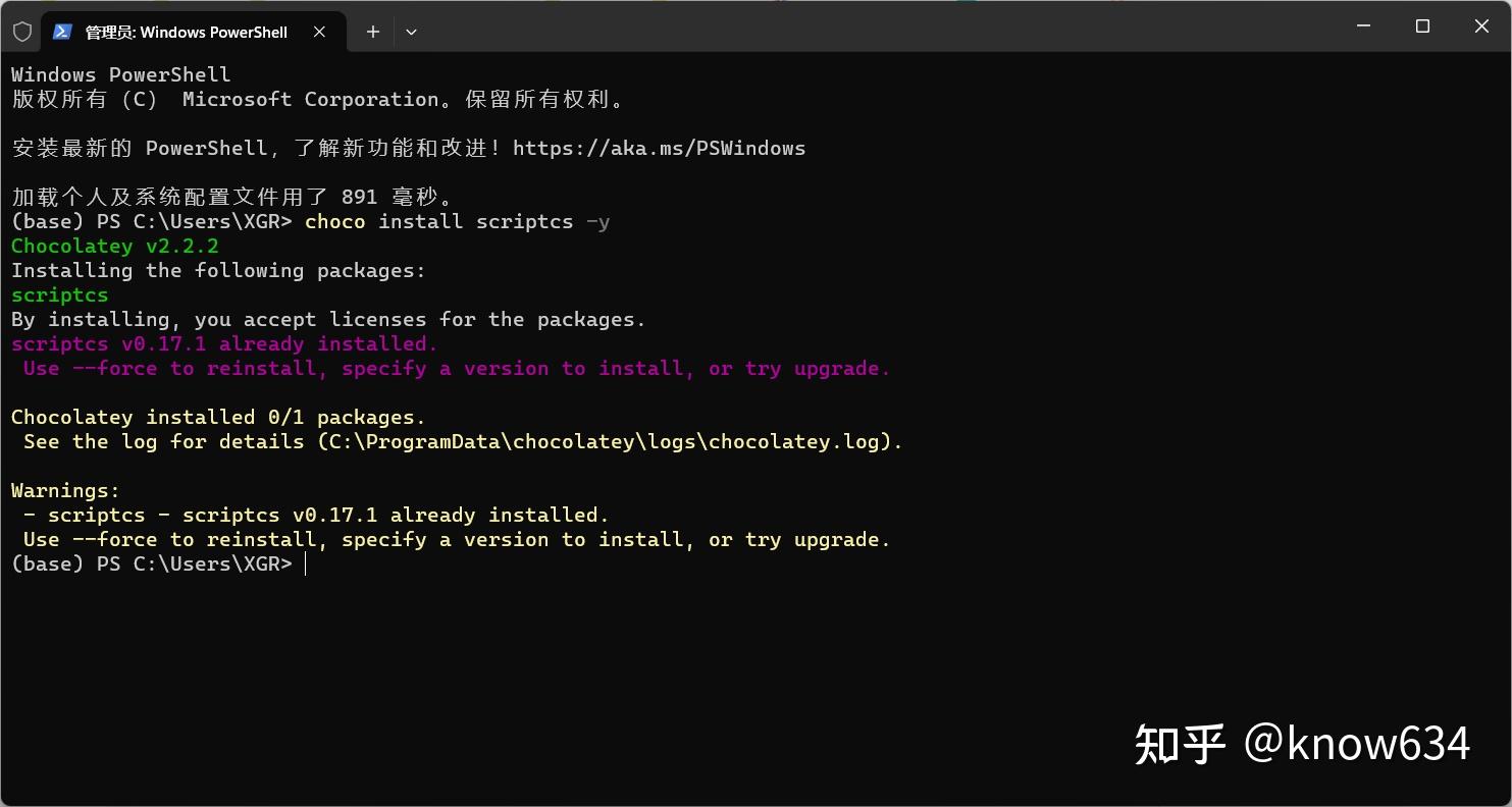 【已解决（轻量级）】Chocolatey安装ScriptCs失败；各种疑难杂症 - 知乎