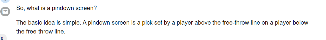 术语解释：浅议NBA常用的 Pin Down Screen 的概念及特征 - 知乎