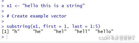 R语言使用substring函数从指定字符串中一次提取多个子字符串 - 知乎