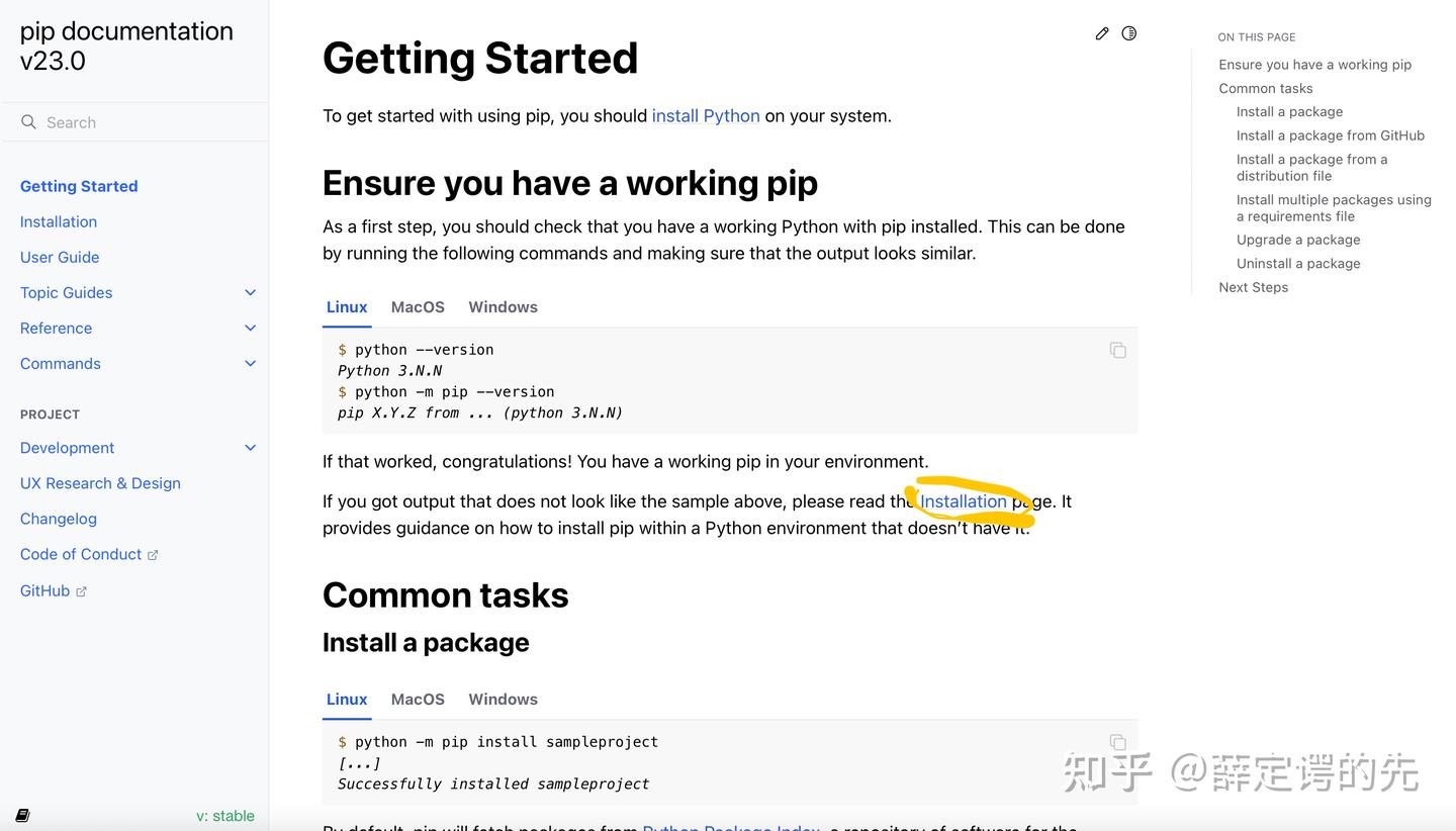 Mac python3 pip3 安装、upgrade - 知乎