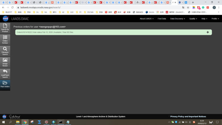 python脚本在NASA批量下载modis数据 - 知乎