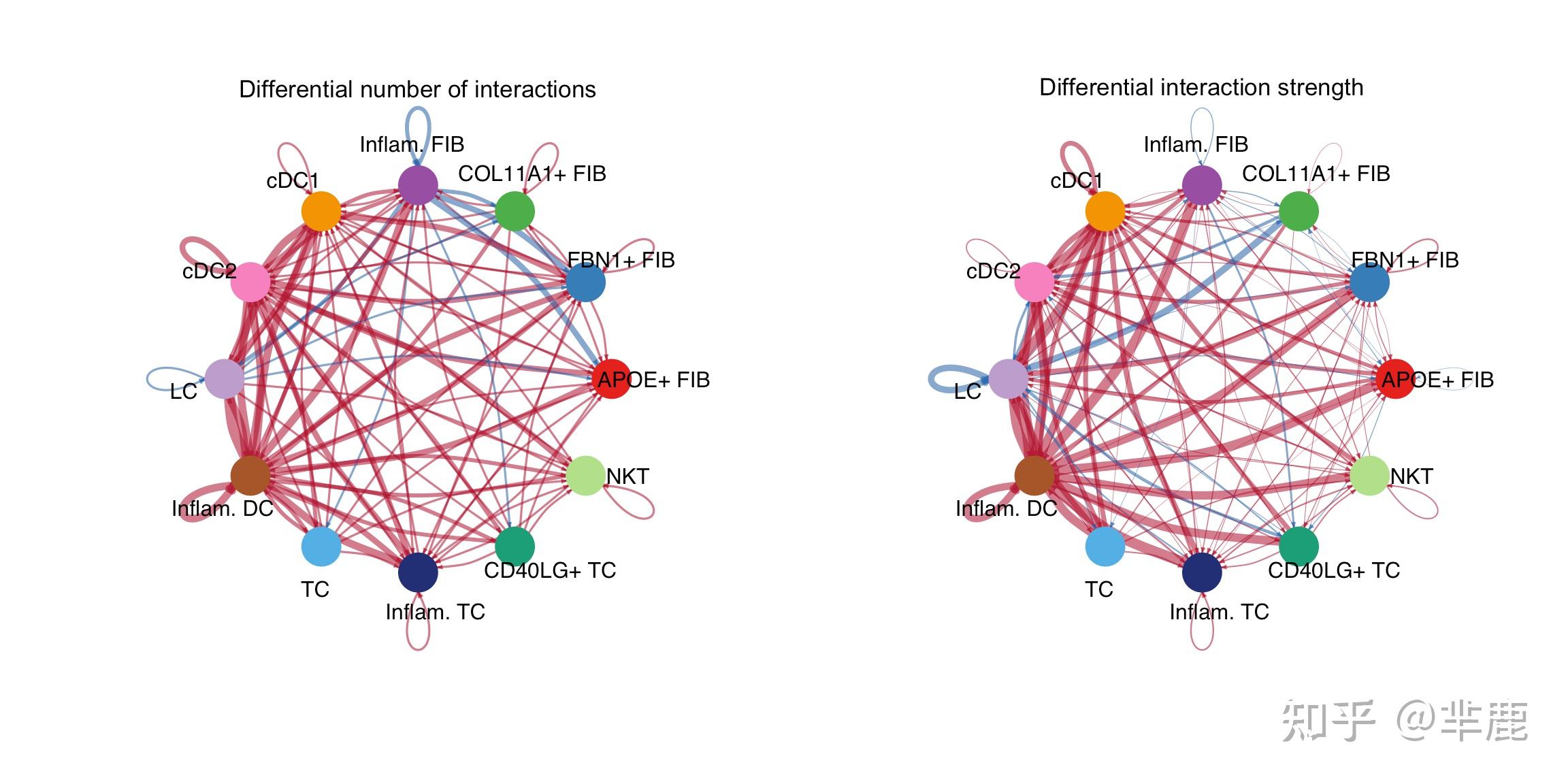 CellChat细胞通讯分析（下）--实操代码·多个数据集比较分析 - 知乎