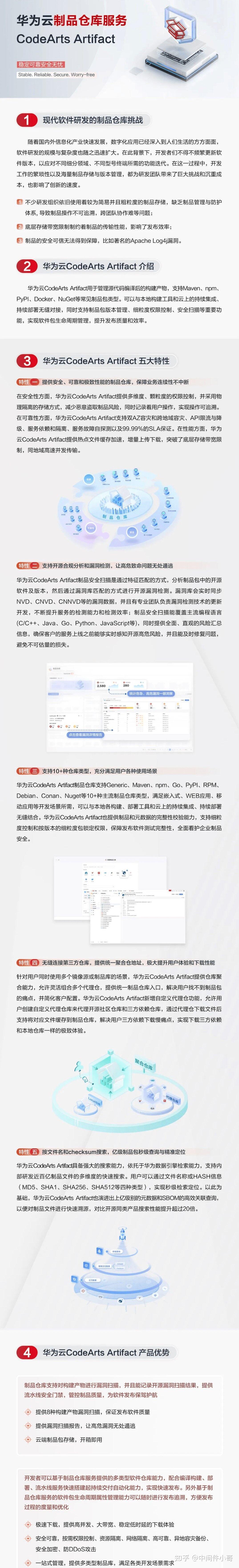 一图看懂CodeArts Artifact 5大特性，揭秘大型企业制品管理面纱 - 知乎