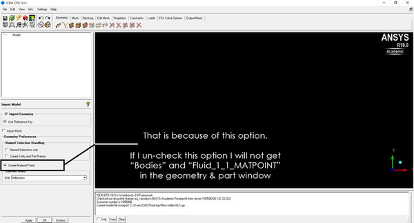 如何再ICEM CFD中导入几何后避免出现MATPOINT - 知乎