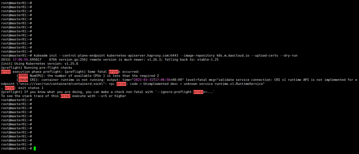 Unimplemented desc = unknown service runtime.v1.RuntimeService - 知乎
