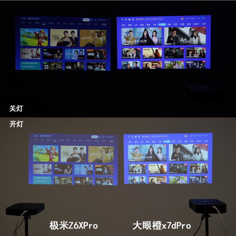 2023年618什么投影仪值得买？轻薄投影仪画质测评：大眼橙X7D Pro和极米Z6X Pro哪款更值得推荐？ - 知乎