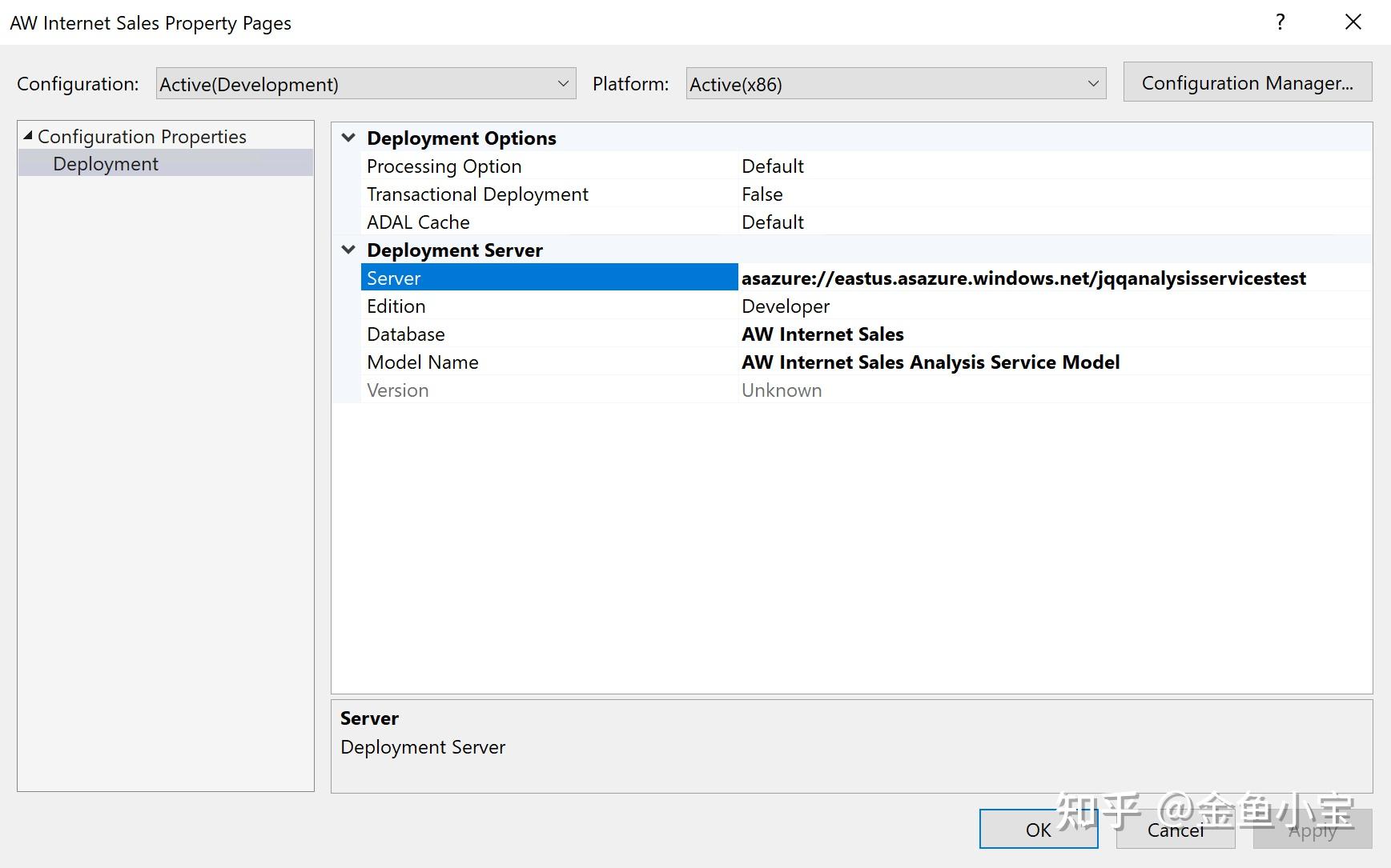 用Visual Studio连接SQL Server创建SSAS并部署到Azure Analysis Service - 知乎