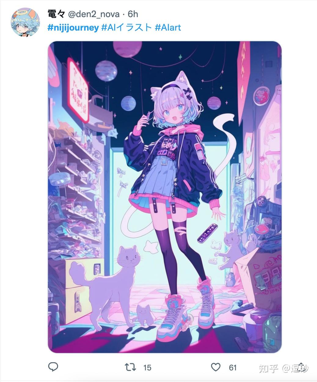 如何评价 AI 作画新秀 niji・journey ？ - 知乎