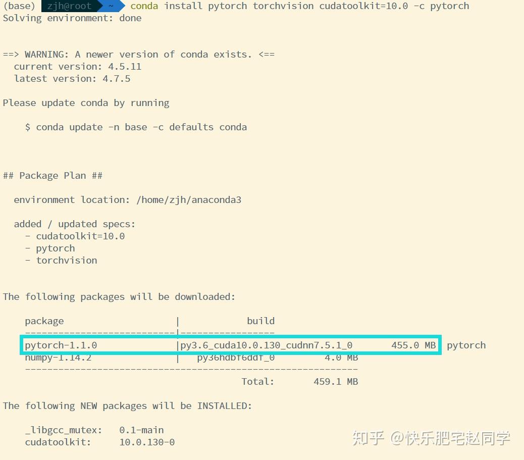 conda install pytorch 安装缓慢的解决办法 - 知乎