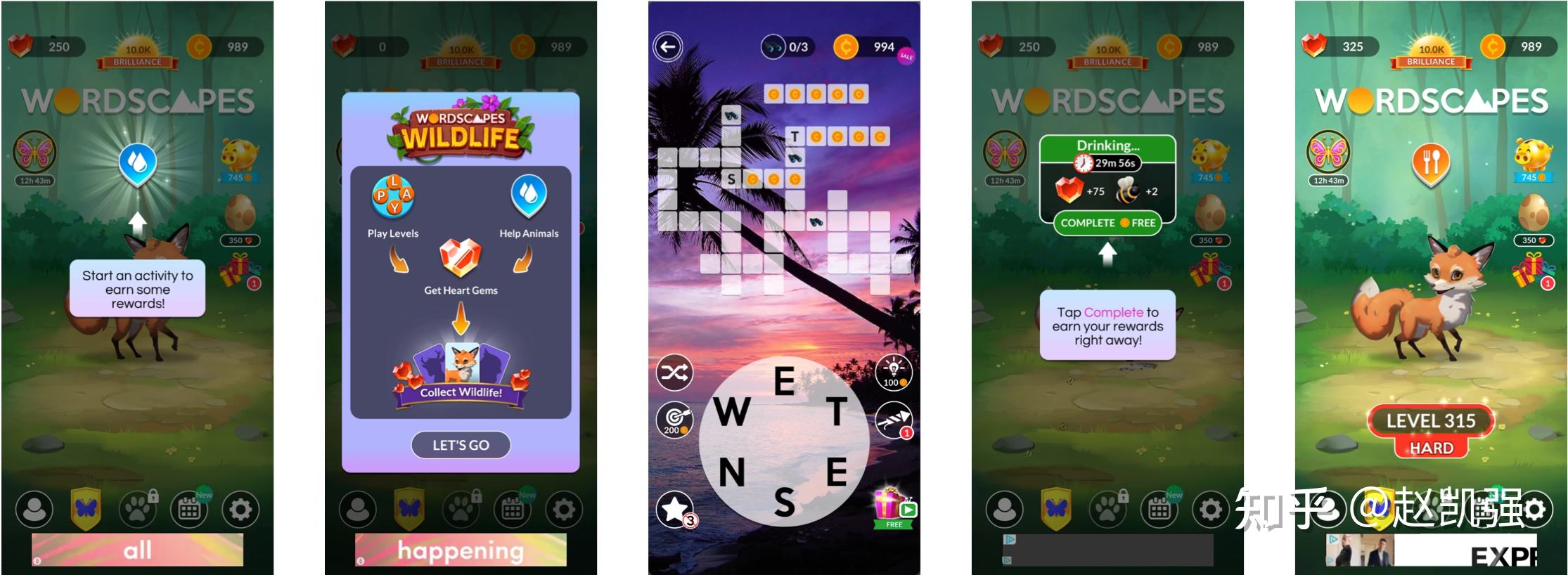 Wordscapes 新增 Wildlife 系统的拆解分析 - 知乎