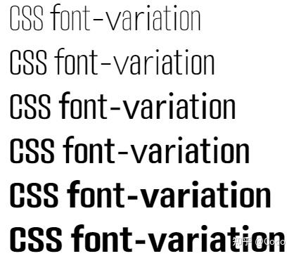 突破限制，CSS font-variation 可变字体的魅力 - 知乎