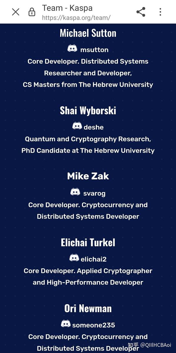 $kaspa 的创始人yonatan sompolinsky（缩写:YS）是satoshi nakamoto(缩写:SN)吗？ - 知乎