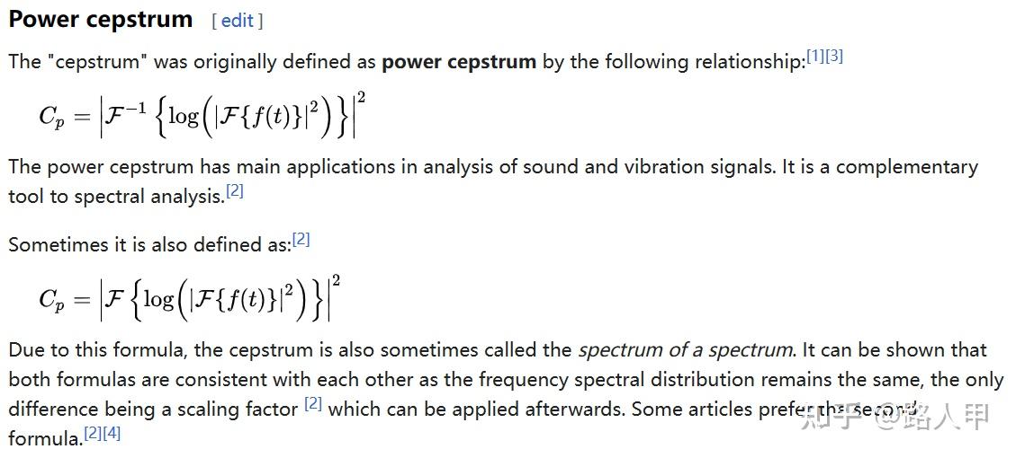 频域信号分析基础-17 倒频谱（cepstrum） - 知乎