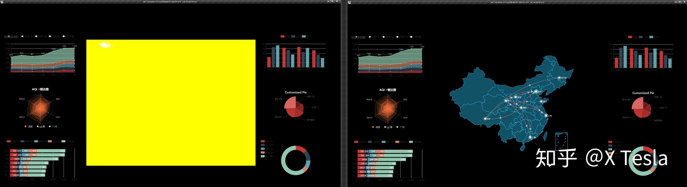 【UE4】嵌入ECharts大数据可视化中国地图 - 知乎