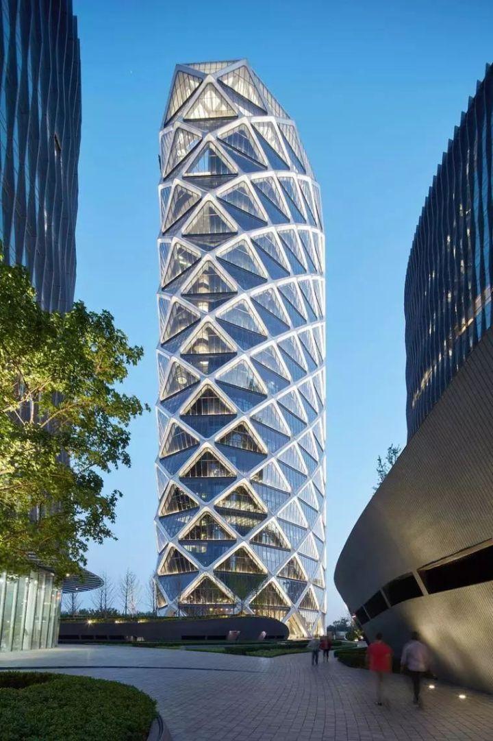 超高层不止框筒--斜交网格结构 Diagrid Structure - 知乎