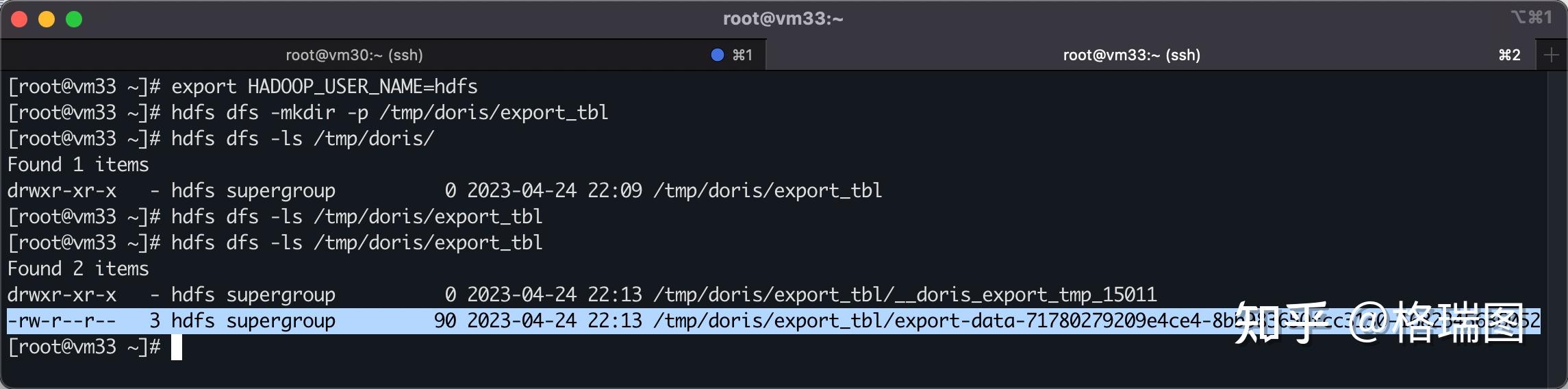 Apache Doris-0064-数据导出-02-HDFS - 知乎
