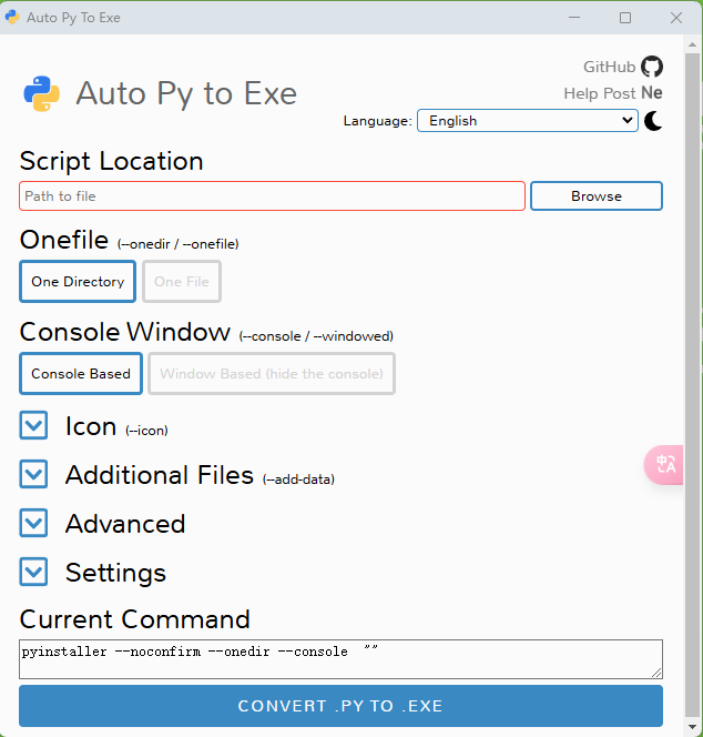 用auto-py-to-exe轻松打包你的Python应用 - 知乎