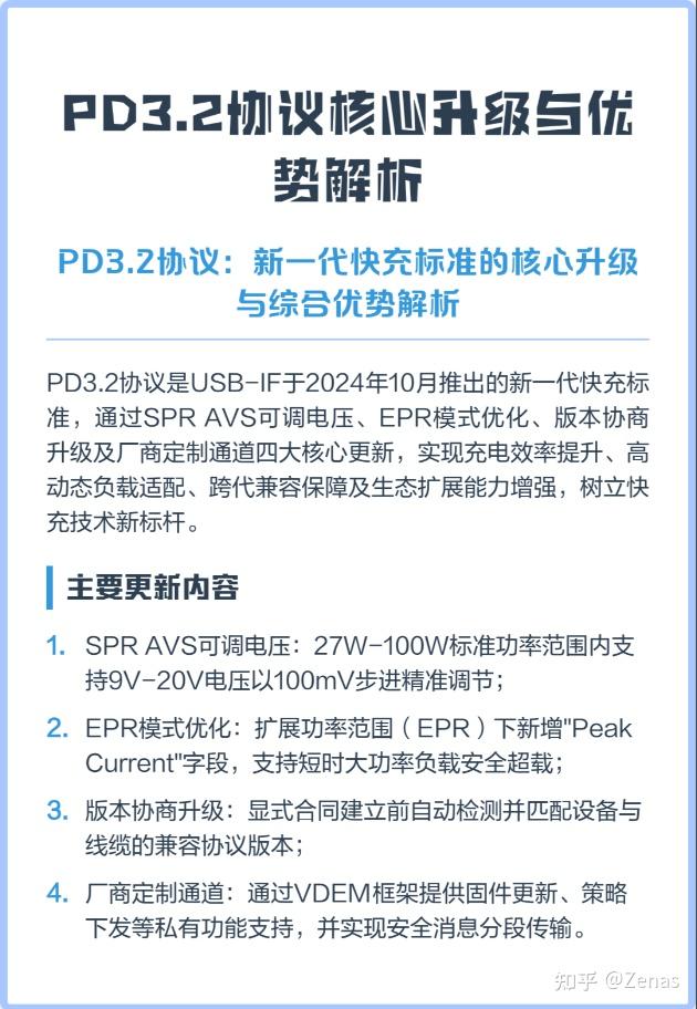 USB PD3.2协议更新了什么？ - 知乎