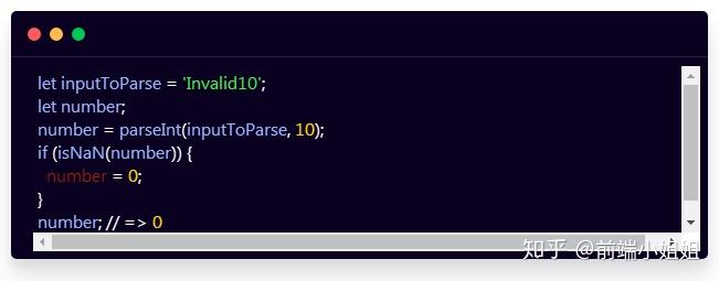 Web前端：JavaScript中的NaN是什么？ - 知乎
