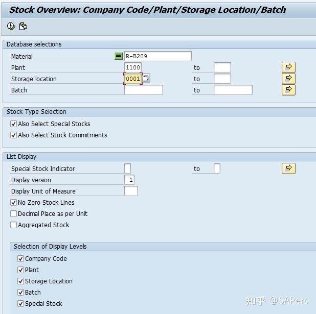 SAP MM课程 3.12 MMBE库存概述 - 知乎