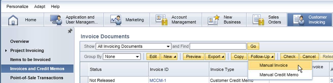 如何启用SAP Business by design里的Correction Invoice功能 - 知乎