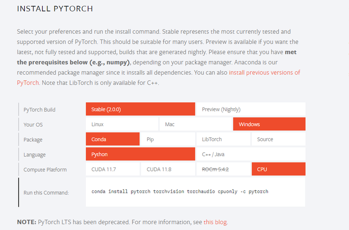 体验PyTorch2.0.0CPU版 - 知乎