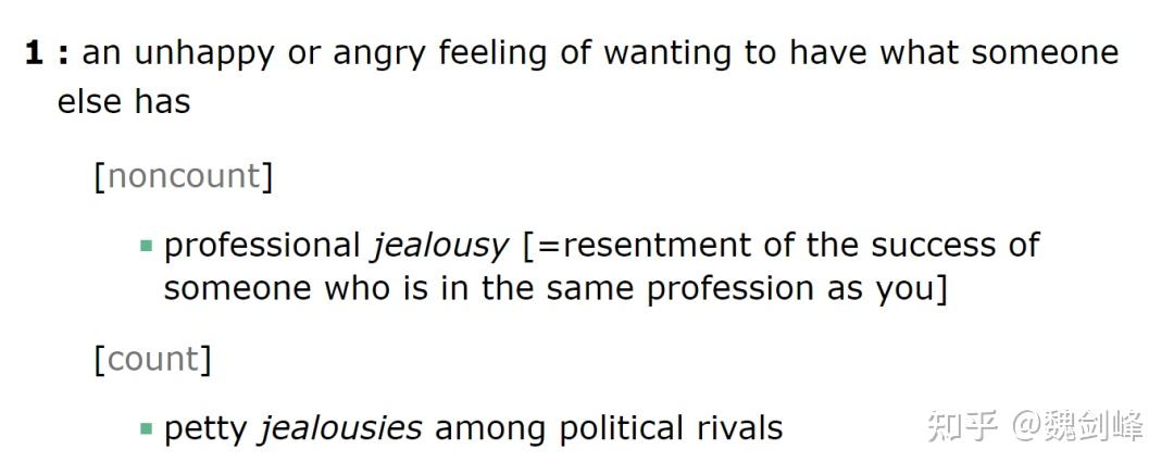 envy究竟是表示“嫉妒”还是“羡慕”？ - 知乎