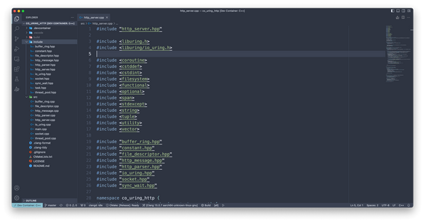 co-uring-http: 基于 C++ 无栈协程与 io_uring 的高性能 HTTP 服务器 - 知乎
