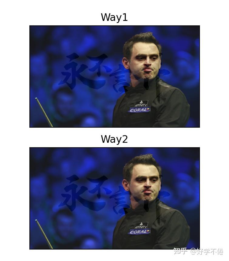 Opencv自学笔记分享 Python与opencv基础入门：零起点学习计算机视觉 第06天：图像位运算、掩码、混合操作 知乎