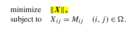 Exact Matrix Completion via Convex Optimization - 知乎