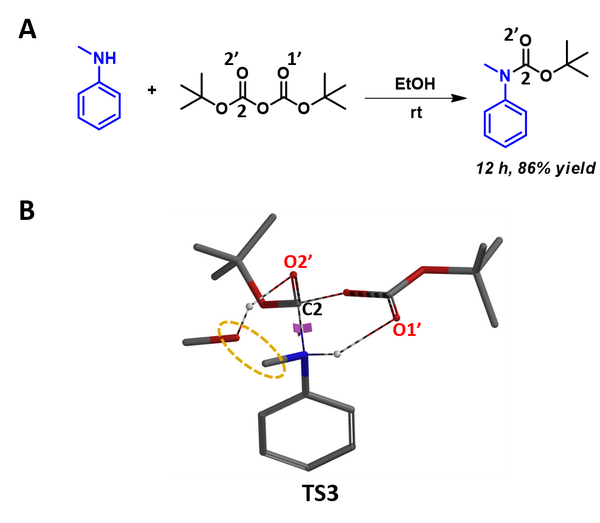 QM视角下甲醇中芳胺快速Boc保护的机理探究 - 知乎