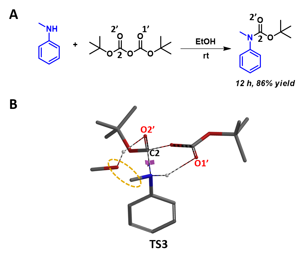 QM视角下甲醇中芳胺快速Boc保护的机理探究 - 知乎